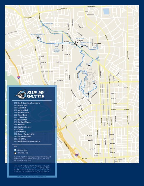 7 - JHU Parking & Transportation