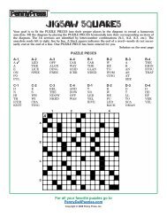 PATCHWORDS - PennyDellPuzzles