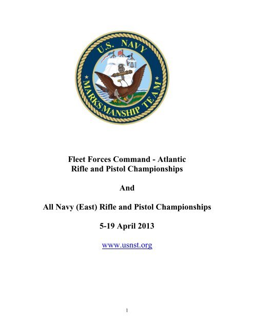 Fleet Forces Command - US Navy Marksmanship Team