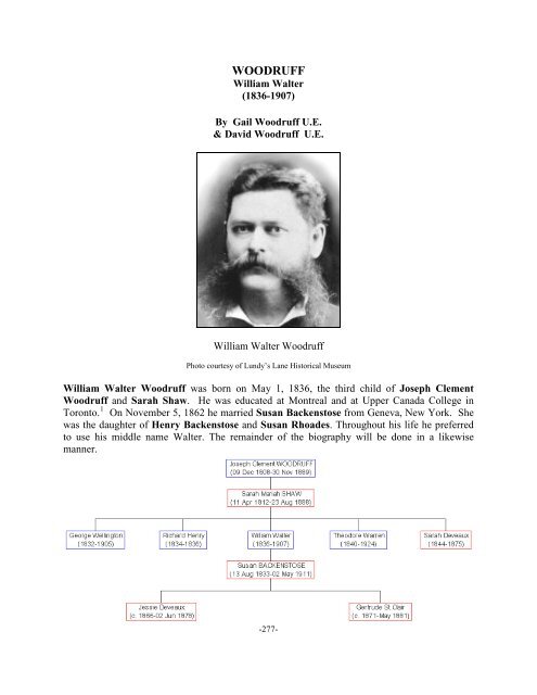 William Walter Woodruff - Niagara Falls