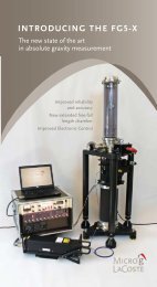 FG5 Absolute Gravimeter - Micro-g LaCoste Gravity Meters