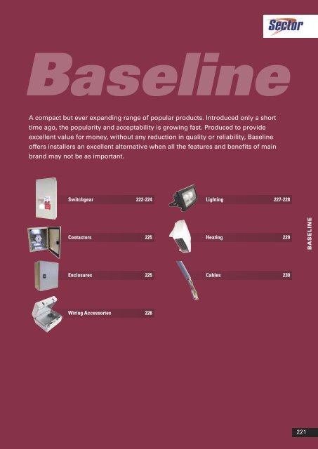 Baseline - WF Senate