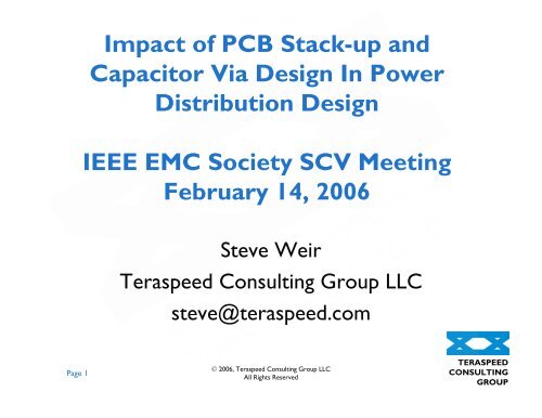 Impact of PCB Stack-up and Capacitor Via Design In Power ...