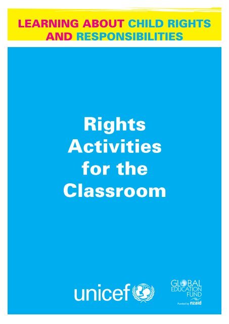 LeARning About ChiLd Rights And ResponsibiLities - Unicef