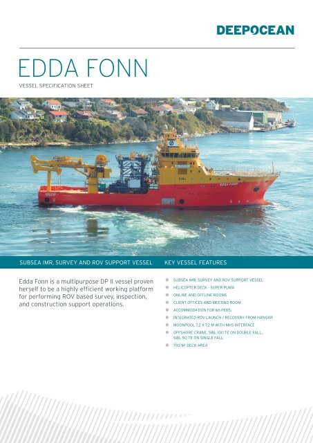 EDDA FONN - DeepOcean