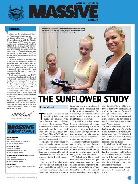 THE SUNFLOWER STUDY - Massive Magazine