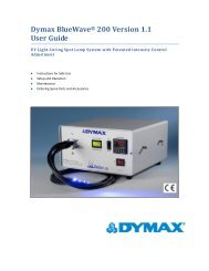 DYMAX 1181-M-GEL Medical Device Adhesive Product Data Sheet