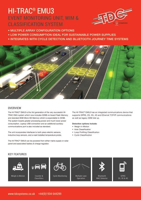 HI-TRAC EMU3 - TDC Systems