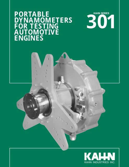 portable dynamometers for testing automotive engines