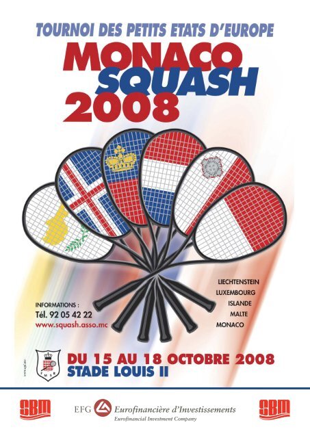 Programme - Monte-Carlo Squash Racket Club