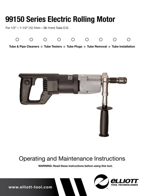 TM-106 - Elliott Tool Technologies
