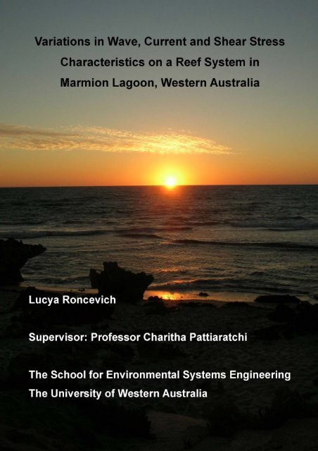 Wave-induced circulation and stress across a limestone reef ...