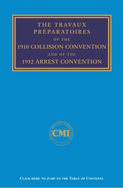 1910 collision convention - Comite Maritime International