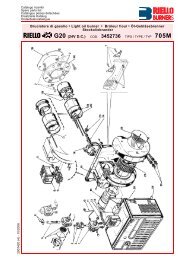 Spare Parts List - Riello Burners