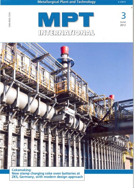 Cokemaking: New stamp charging coke oven batteries at ZKS ...