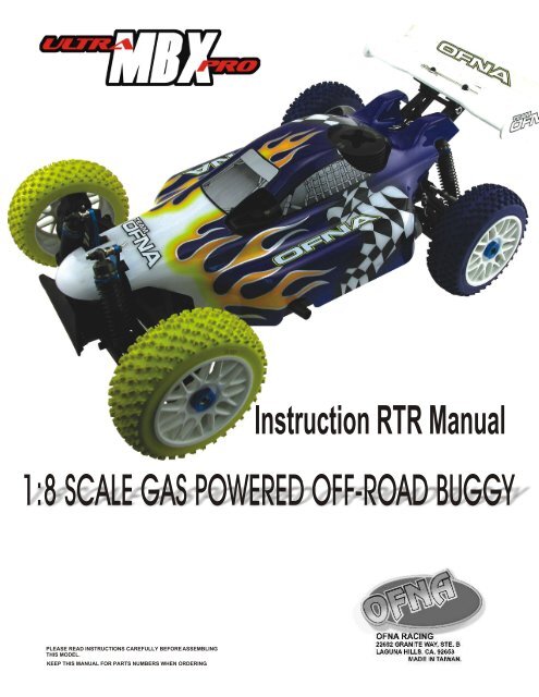 ultra mbx pro manual, master.cdr - Ofna