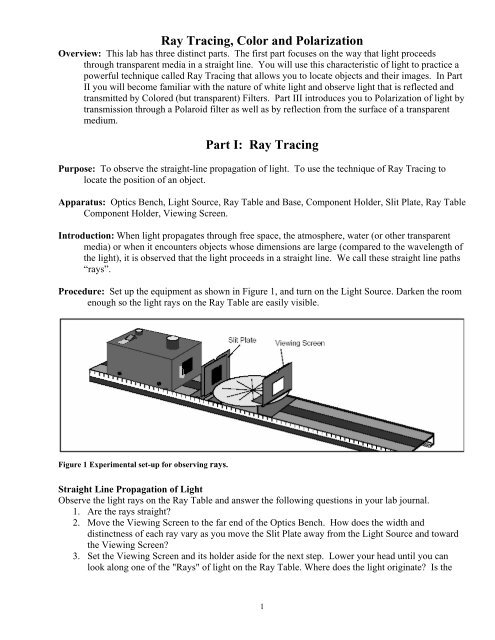 Ray Tracing, Color and Polarization