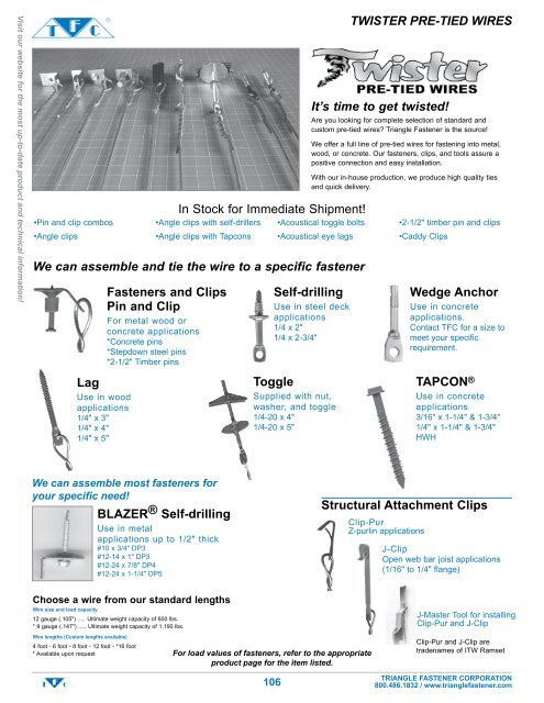 TWISTER - Triangle Fastener