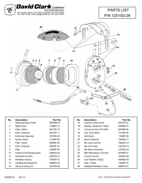 Download PDF Version - David Clark Company Incorporated