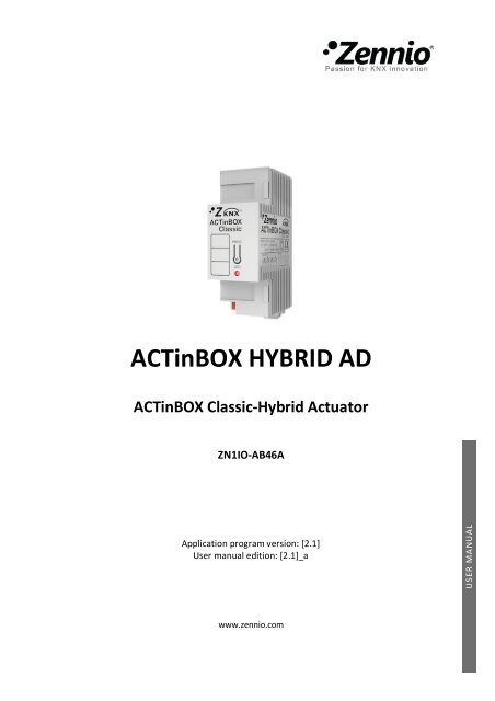 ACTinBOX CLASSIC HYBRID AD - Zennio