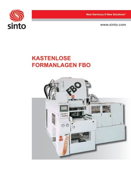 KASTENLOSE FORMANLAGEN FBO - Heinrich Wagner Sinto