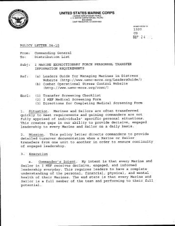 Usmc Exception Request Letter Anthony Spositi, US Marine, Blog Of