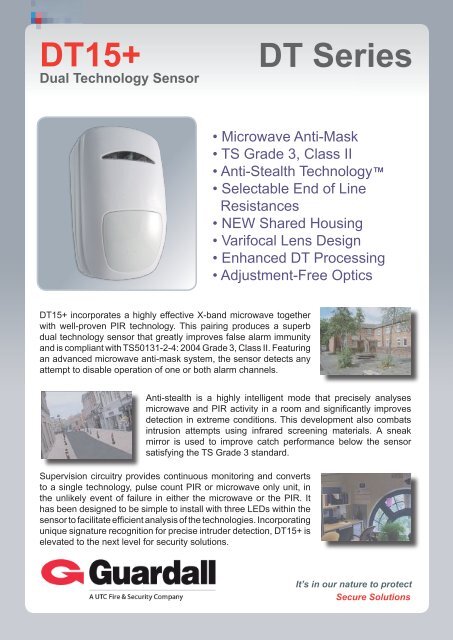 DT15+ DT Series - Guardall Ltd