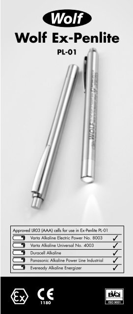 Wolf Ex-Penlite - Safety Lamp of Houston Inc.