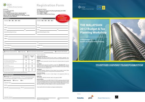 Registration Form - CCH Malaysia