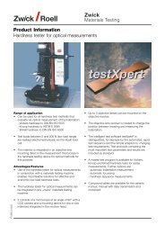 Hardness Testing machine ZHV30 datasheet