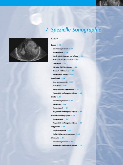 7 Spezielle Sonographie