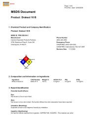 MSDS Document Product Drakeol 7 - Jswilley.com