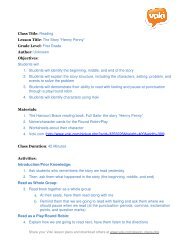 Voki Lesson Plan - Oddcast