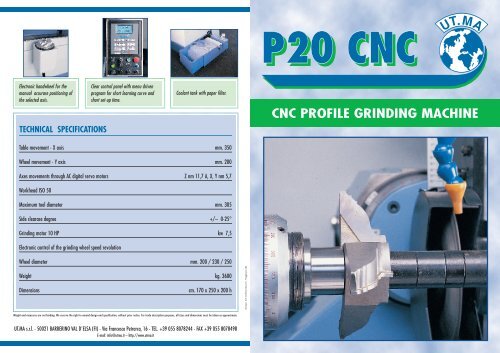 CNC PROFILE GRINDING MACHINE - Longato