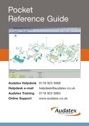 AZT paint operations within Audatex