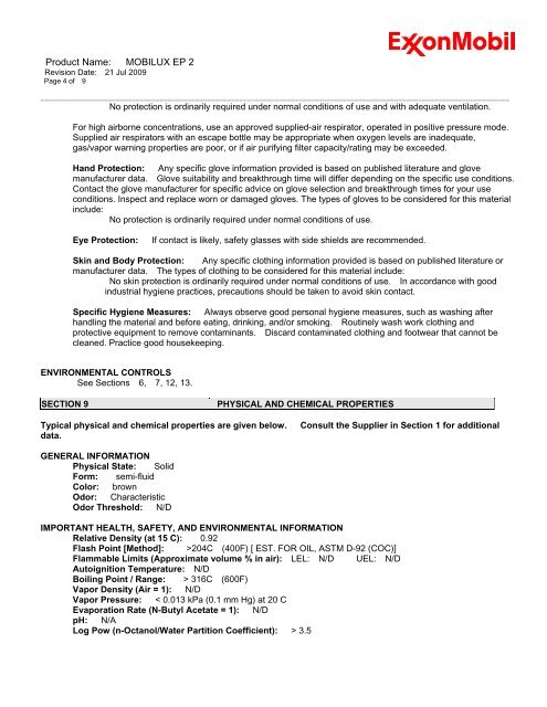 Product Name: MOBILUX EP