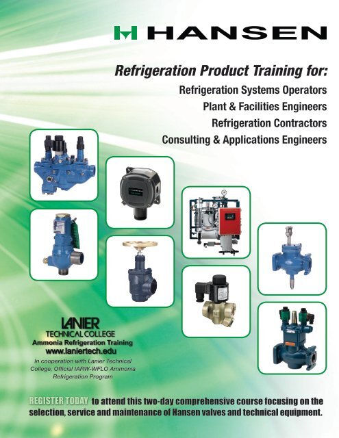 Refrigeration Product Training for: - Hansen Technologies Refrigeration Product Training for: - Hansen Technologies