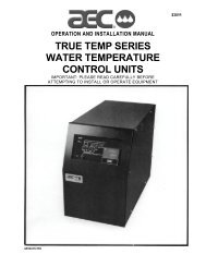 TCU Series Open Reservoir Water Temperature Control Units