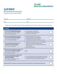 Self-MNA - MNA® Elderly