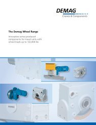 DRS Catalog (PDF: 13.6MB) - Demag Cranes & Components