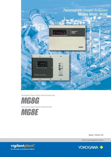 Paramagnetic Oxygen Analyzers Models MG8G, MG8E