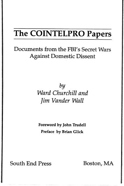 Cointelpro_Papers
