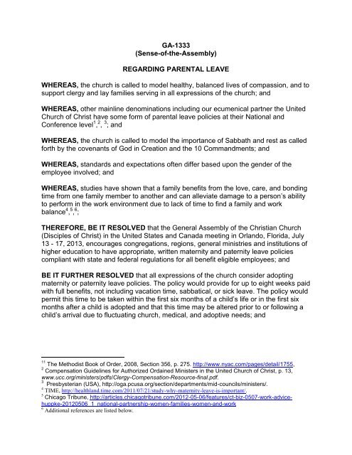 Download this resolution as a PDF - Christian Church (Disciples of ...