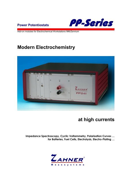 PP-Series - ZAHNER-elektrik GmbH & Co. KG