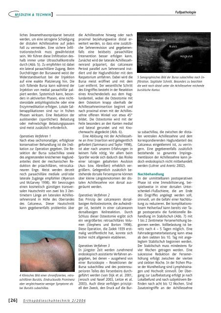 Fußpathologie gentlich w