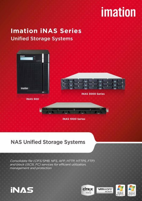iNAS Product Catalog - Imation