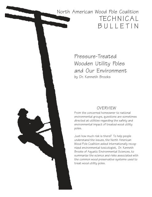 Pressure Treated Wooden Utility Poles and Our Environment