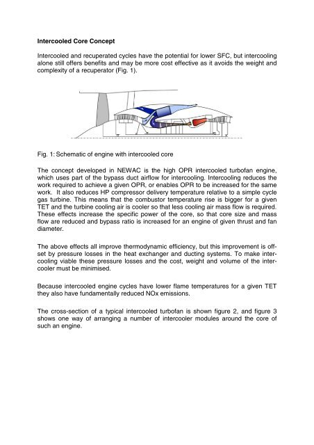 Intercooled Core Concept Intercooled and recuperated ... - NEWAC