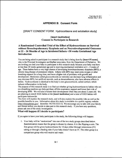 Sample Consent Form - NICHD - National Institutes of Health