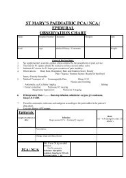 STANDARD PAEDIATRIC OBSERVATION CHART 1 TO 4 YEARS ...